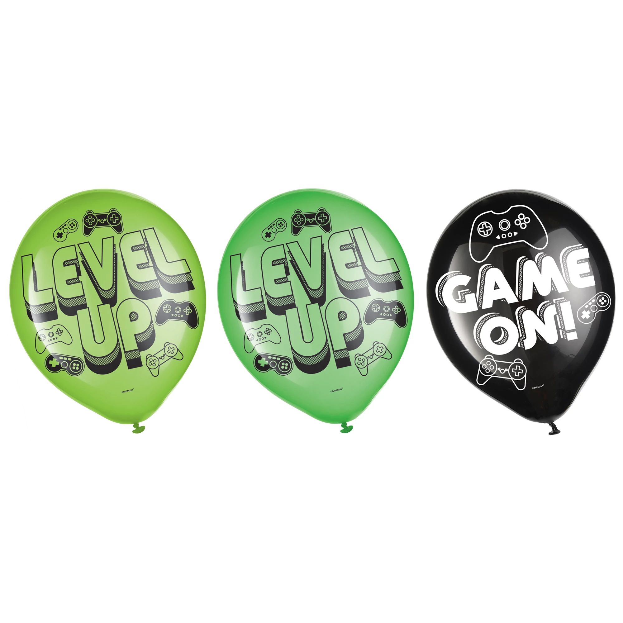 Level Up 12" Latex Balloons, 6ct Package - Dakota Party