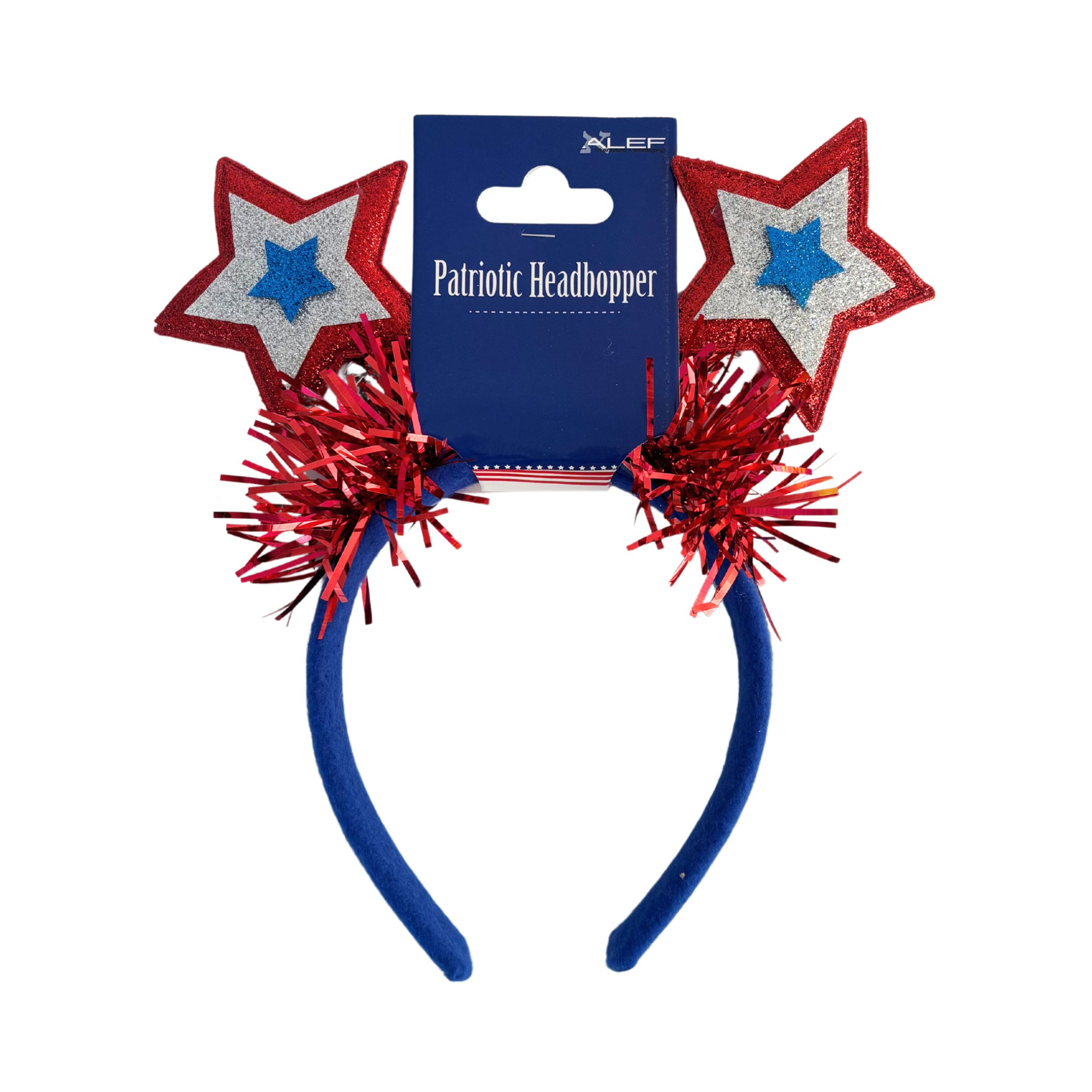 Patriotic Firework Stars Headbopper - Dakota Party