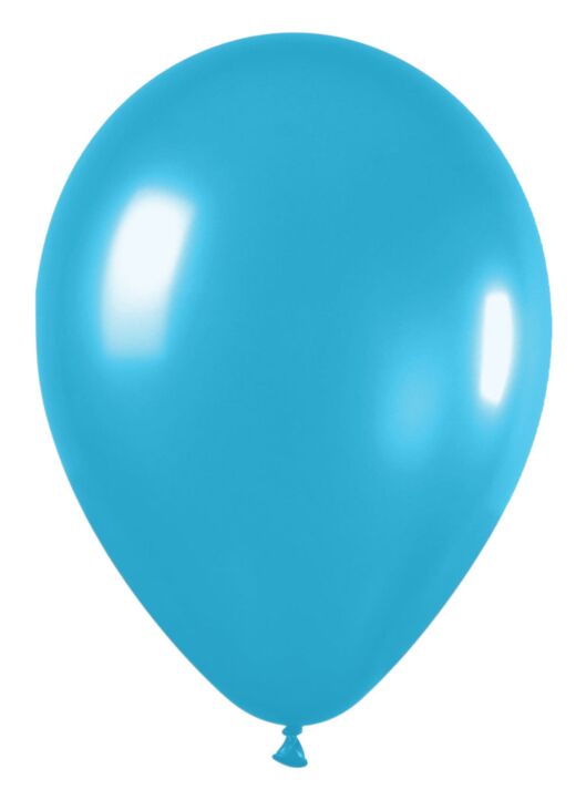 11" Premium Latex Balloons Deluxe Turquoise Blue, 25ct Sempertex ...