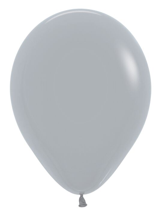 11" Premium Latex Balloons Deluxe Grey, 25ct Sempertex - Dakota Party
