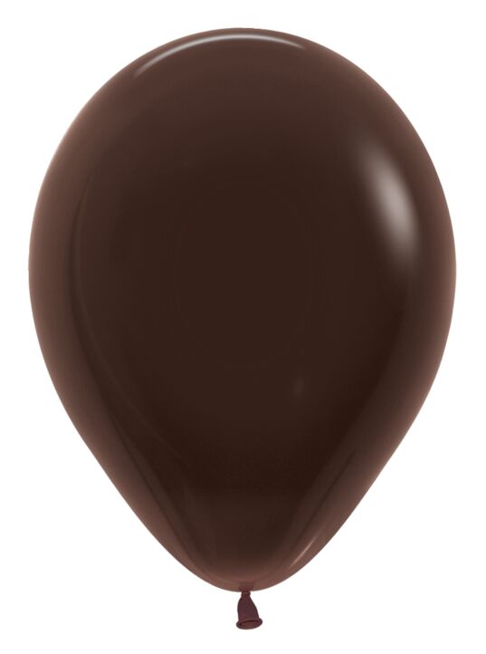 11" Premium Latex Balloons Deluxe Chocolate Brown, 25ct Sempertex ...