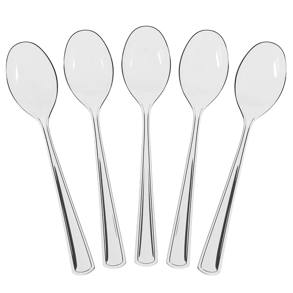 Heavy Duty Clear Plastic Spoons - 50 Ct. - Dakota Party